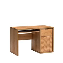 SCHREIBTISCH CARINI 120x60x78 cm B&uuml;rotisch Computertisch, Eichefarben