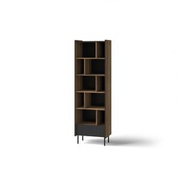B&Uuml;CHERREGAL KREON 59/190,7/40 cm Wohnzimmerregal Hochschrank Regal Braun