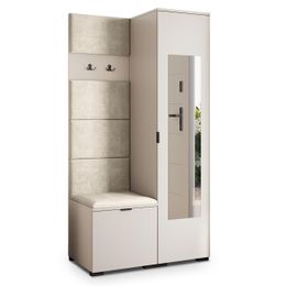 GARDEROBENSCHRANK VIRA 95/181/51 cm Modern Kaschmir