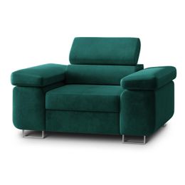 SESSEL CALVO Polstersessel Loungesessel ergonomisch, Gr&uuml;n