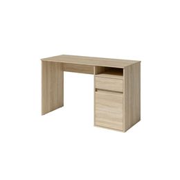 SCHREIBTISCH REGIS 120x53x75,5 cm B&uuml;rotisch Computertisch, Sonoma Eiche