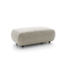 MASSENO Sitzhocker ZEST, Modern Polsterhocker, Fu&szlig;hocker Beige