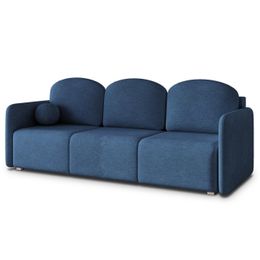 BETTSOFA SUVI III NV Blau Geflochtener Stoff mit Schlaffunktion