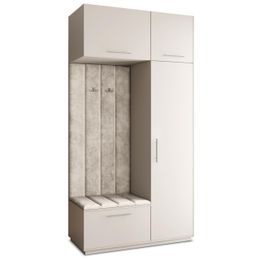 GARDEROBENSCHRANK REMA 120/240/60 cm Modern Kaschmir