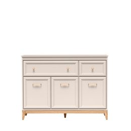 KOMMODE CUNEO 135,5/100/40,5cm mit 2 Schubladen 3 T&uuml;ren Kaschmir