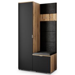GARDEROBENSCHRANK LORI 95/181/51 cm Modern Eiche Wotan