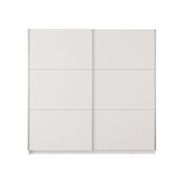 SCHWEBET&Uuml;RENSCHRANK BELDEN 150,6/207/55,3cm 2-t&uuml;rig Wei&szlig;