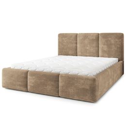 POLSTERBETT MORENA LM 160x200 cm mit Bettk&auml;sten - Beige