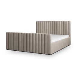 POLSTERBETT CANOVA 140x200 cm mit Bettk&auml;sten - Beige
