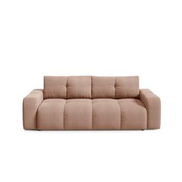 BETTSOFA DUCA Orange Jersey- Stoff mit Schlaffunktion