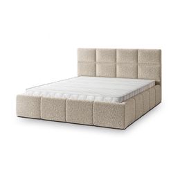 POLSTERBETT COMO 180x200 cm mit Bettk&auml;sten - Beige