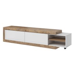 LOWBOARD SINFONIA 200x40x44 cm mit 2 T&uuml;ren Eichefarben