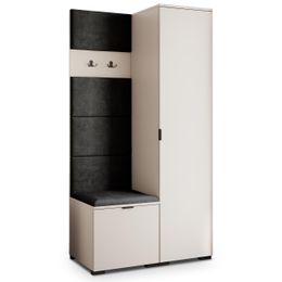 GARDEROBENSCHRANK LORI 95/181/51 cm Modern Kaschmir