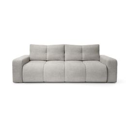 BETTSOFA DUCA Grau Jersey- Stoff mit Schlaffunktion