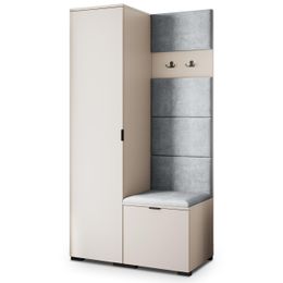 GARDEROBENSCHRANK LORI 95/181/51 cm Modern Kaschmir