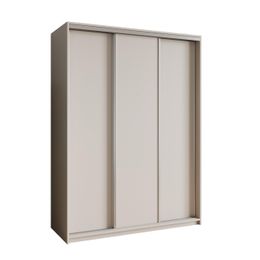 SCHWEBET&Uuml;RENSCHRANK NISSE 150/205/60 cm 3-t&uuml;rig Kaschmir