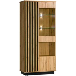 VITRINE KIMA 193,6/90 cm in Eiche Wotan
