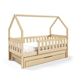 KINDERBETT BAMBINA mit Bettkasten 80x160 cm Kieferfarben