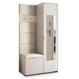 GARDEROBENSCHRANK VIRA 95/181/51 cm Modern Kaschmir