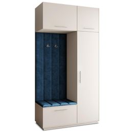 GARDEROBENSCHRANK REMA 120/240/60 cm Modern Garderobe-Set Kaschmir