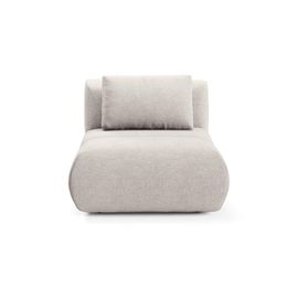 SESSEL ATOMO, Modern Polstersessel Loungesessel, Chenille-Stoff Beige