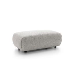 MASSENO Sitzhocker ZEST, Modern Polsterhocker, Fu&szlig;hocker Grau