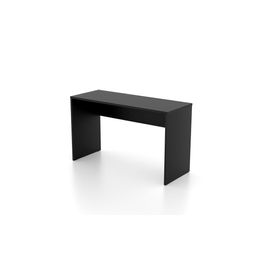 SCHREIBTISCH AMATO 130x50x75 cm B&uuml;rotisch Computertisch, Schwarz