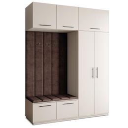 GARDEROBENSCHRANK REMA 180/240/60 cm Modern Garderobe-Set Kaschmir