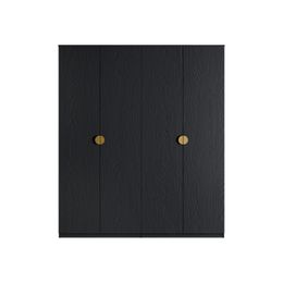 DREHT&Uuml;RENSCHRANK FRAYN 179,4/209,1/58,5cm 4-t&uuml;rig Graphit