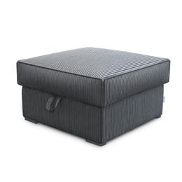 POUF FERA Grau 65x65 cm