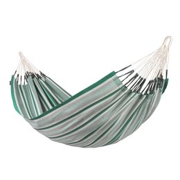 La Siesta H&auml;ngematte Classic Double Hammock Wei&szlig;/Gr&uuml;n