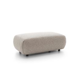 MASSENO Sitzhocker ZEST, Modern Polsterhocker, Fu&szlig;hocker Grau
