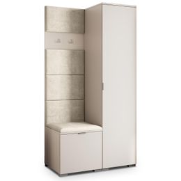 GARDEROBENSCHRANK LORI 95/181/51 cm Modern Kaschmir