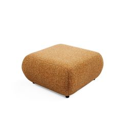 POLSTERHOCKER DELTA Modern Sitzhocker, Fu&szlig;hocker Braun