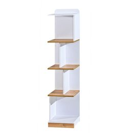 B&Uuml;CHERREGAL MANTI 35/154,5/38 cm Wohnzimmerregal Hochschrank Regal Wei&szlig;