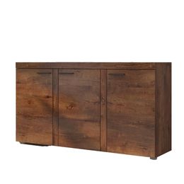 SIDEBOARD RITMO 149x40x82 cm mit 3 T&uuml;ren Braun