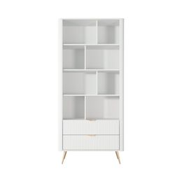 B&Uuml;CHERREGAL LANTANA 88,2x38x193,8 cm, Regal Wei&szlig;