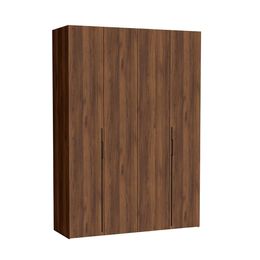 DREHT&Uuml;RENSCHRANK ANCONA 170/240/58cm 4-t&uuml;rig Braun