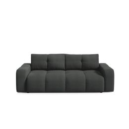 BETTSOFA DUCA Graphitfarben Jersey- Stoff mit Schlaffunktion