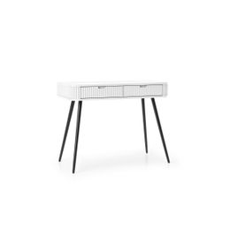KONSOLENTISCH ZENZERO 103/80/49 cm mit Schubladen, Wei&szlig;