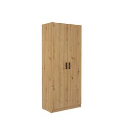 DREHT&Uuml;RENSCHRANK MALTESA 79,9/190,1/43,6cm 2-t&uuml;rig Eiche Artisan
