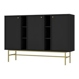 SIDEBOARD TORINO 158/108/41 cm mit 3 T&uuml;ren Graphitfarben