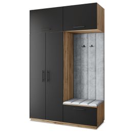 GARDEROBENSCHRANK REMA 150/240/60 cm Modern Eiche Wotan