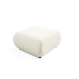 POLSTERHOCKER DELTA Modern Sitzhocker, Fu&szlig;hocker Creme