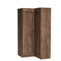 DREHT&Uuml;RENSCHRANK UDINE 110/190/57 cm 2-t&uuml;rig Braun