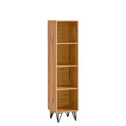 B&Uuml;CHERREGAL BRANDO 35/163,5/35 cm Wohnzimmerregal Hochschrank Regal Eiche Wotan