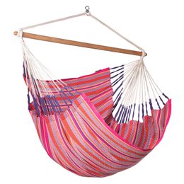 La Siesta H&auml;ngesessel Kingsize Hammock Chair Lila/Orange/Pink