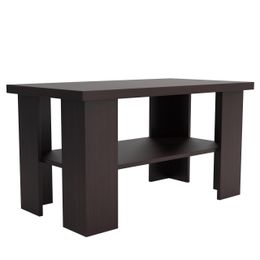 COUCHTISCH LAURA 90/50/45 cm Wengefarben