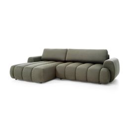 ECKSOFA SITO Gr&uuml;n Jersey mit Schlaffunktion
