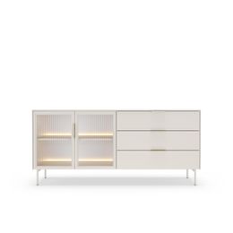 SIDEBOARD GLORIA 181,3x39,3x82,6 cm mit 3 Schubladen und 2 T&uuml;ren Kaschmir